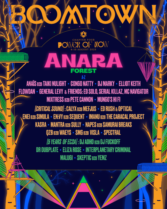Boomtown announce the rebirth of Anara Forest with stacked line up for ...