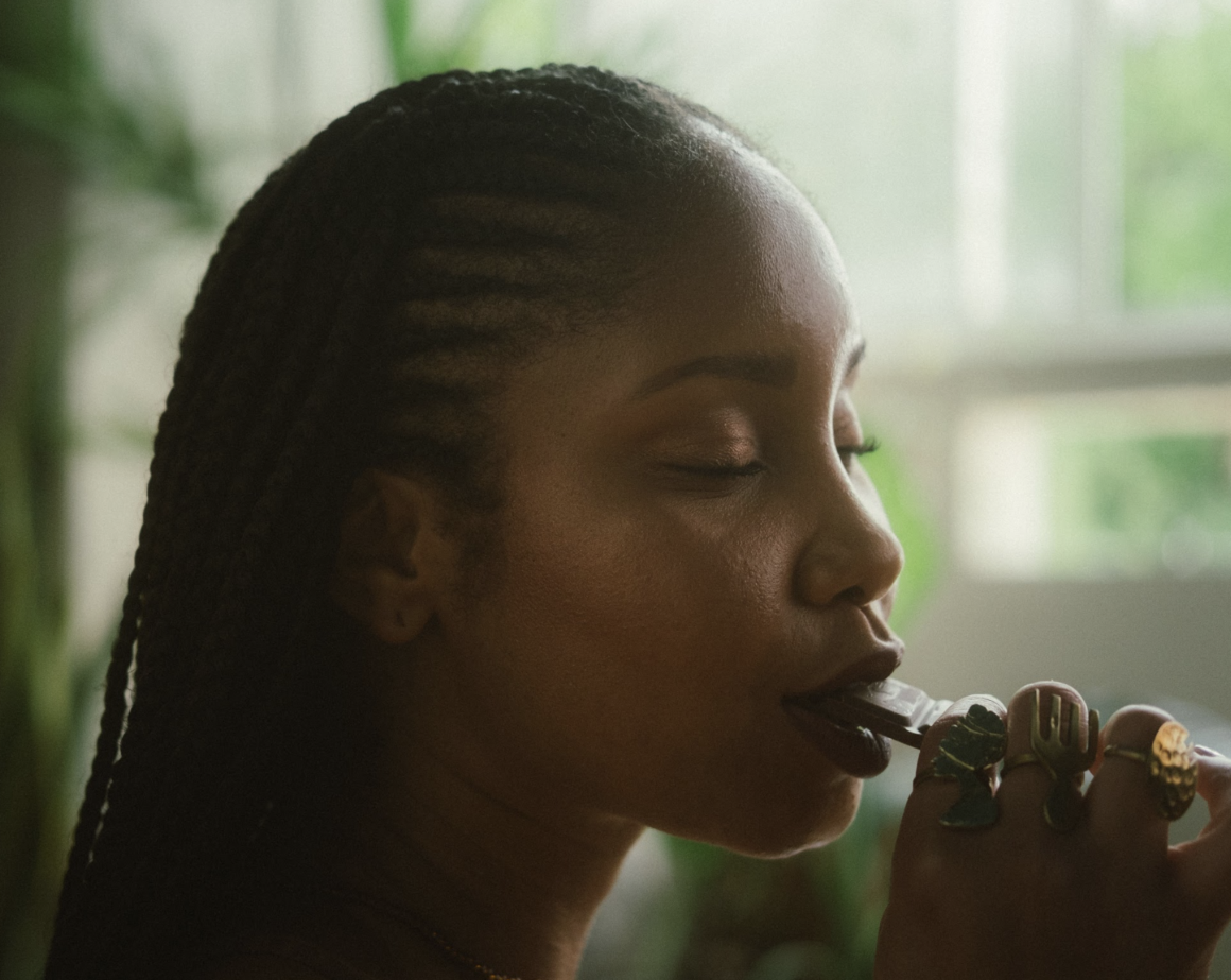 Thandiwe celebrates the sweetness and intimacy of love in “chocolate ...