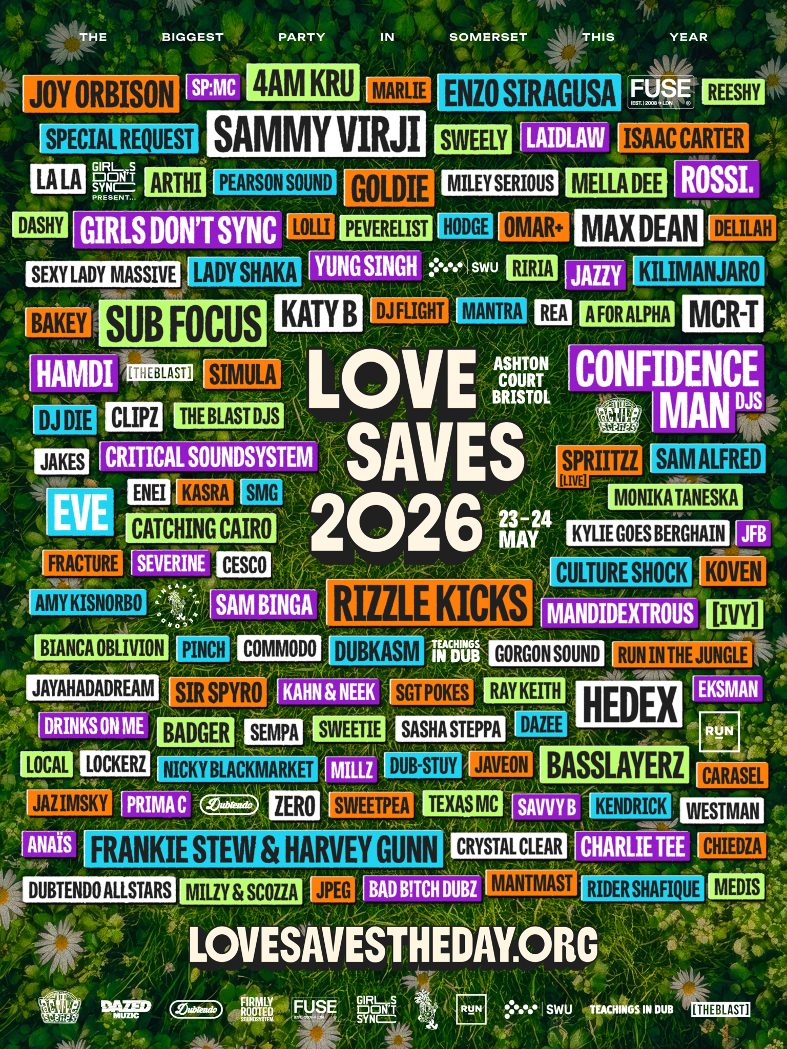 Love Saves The Day announce Sammy Virji, Eve, Rizzle Kicks, Confidence ...