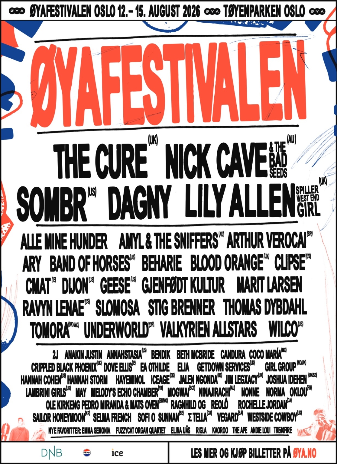 Øyafestivalen 2026 final lineup expands with Iceage, Rochelle Jordan ...